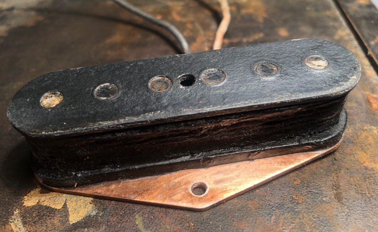 Danocaster Single Cut Esquire Style Electric Guitar - 52' Champ Lap ...