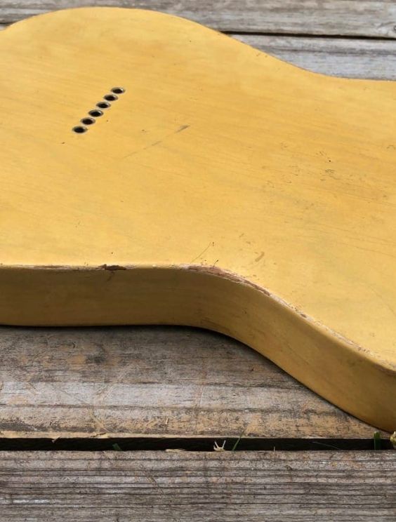 Danocaster Single Cut Esquire Style Electric Guitar - 52' Champ Lap ...