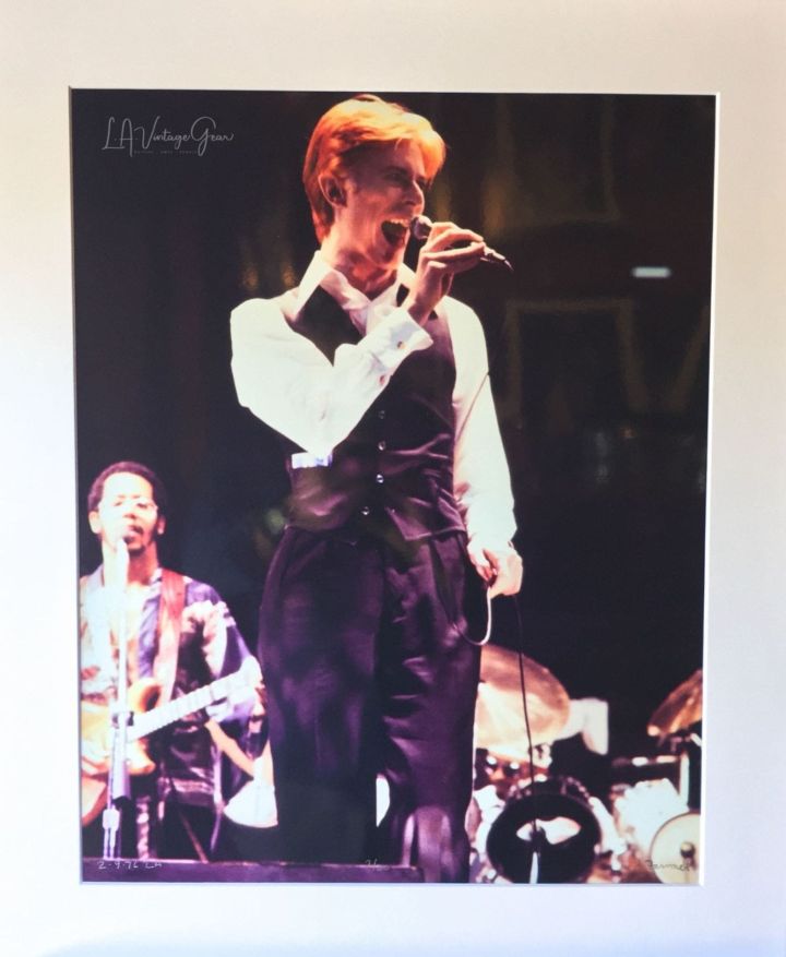 David Bowie & Carlos Alomar Station To Station Tour 1976-Authentic ...