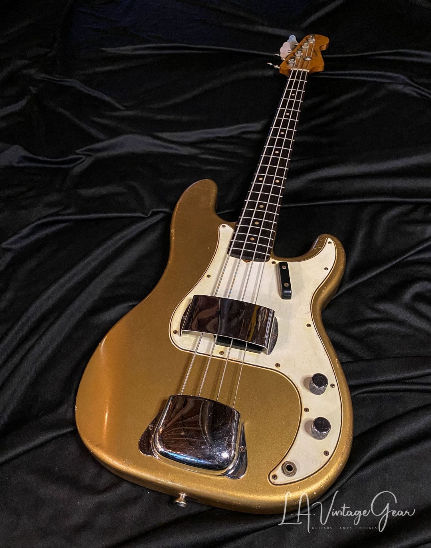 (SOLD) Danocaster P-Style Bass in Firemist Gold - with Fralin Pickups ...