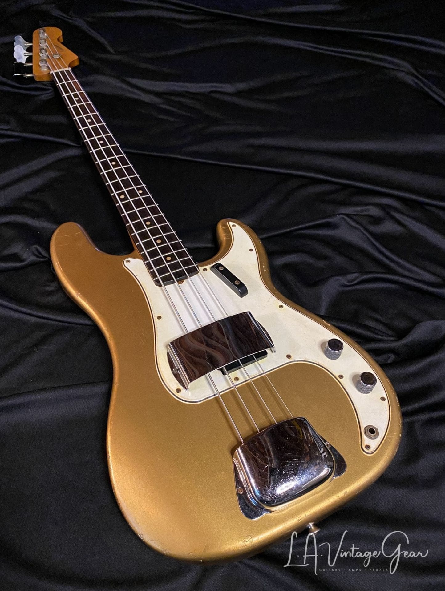 (SOLD) Danocaster P-Style Bass in Firemist Gold - with Fralin Pickups ...