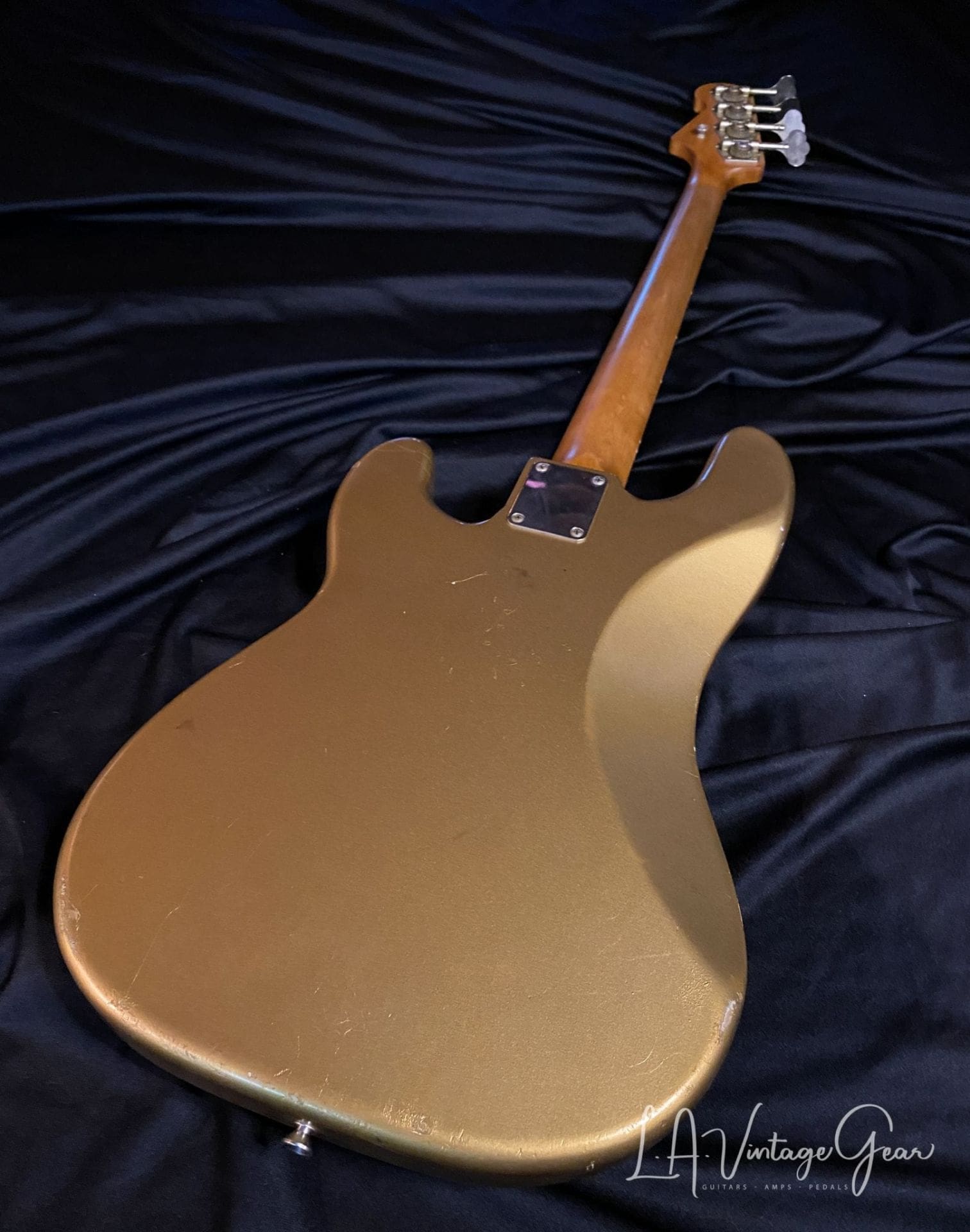 (SOLD) Danocaster P-Style Bass in Firemist Gold - with Fralin Pickups ...