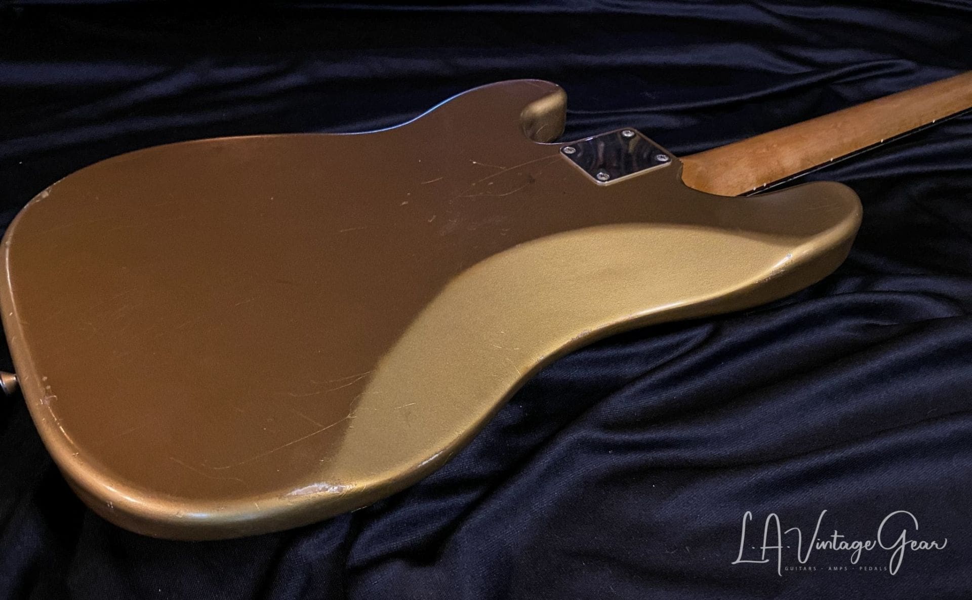 (SOLD) Danocaster P-Style Bass in Firemist Gold - with Fralin Pickups ...