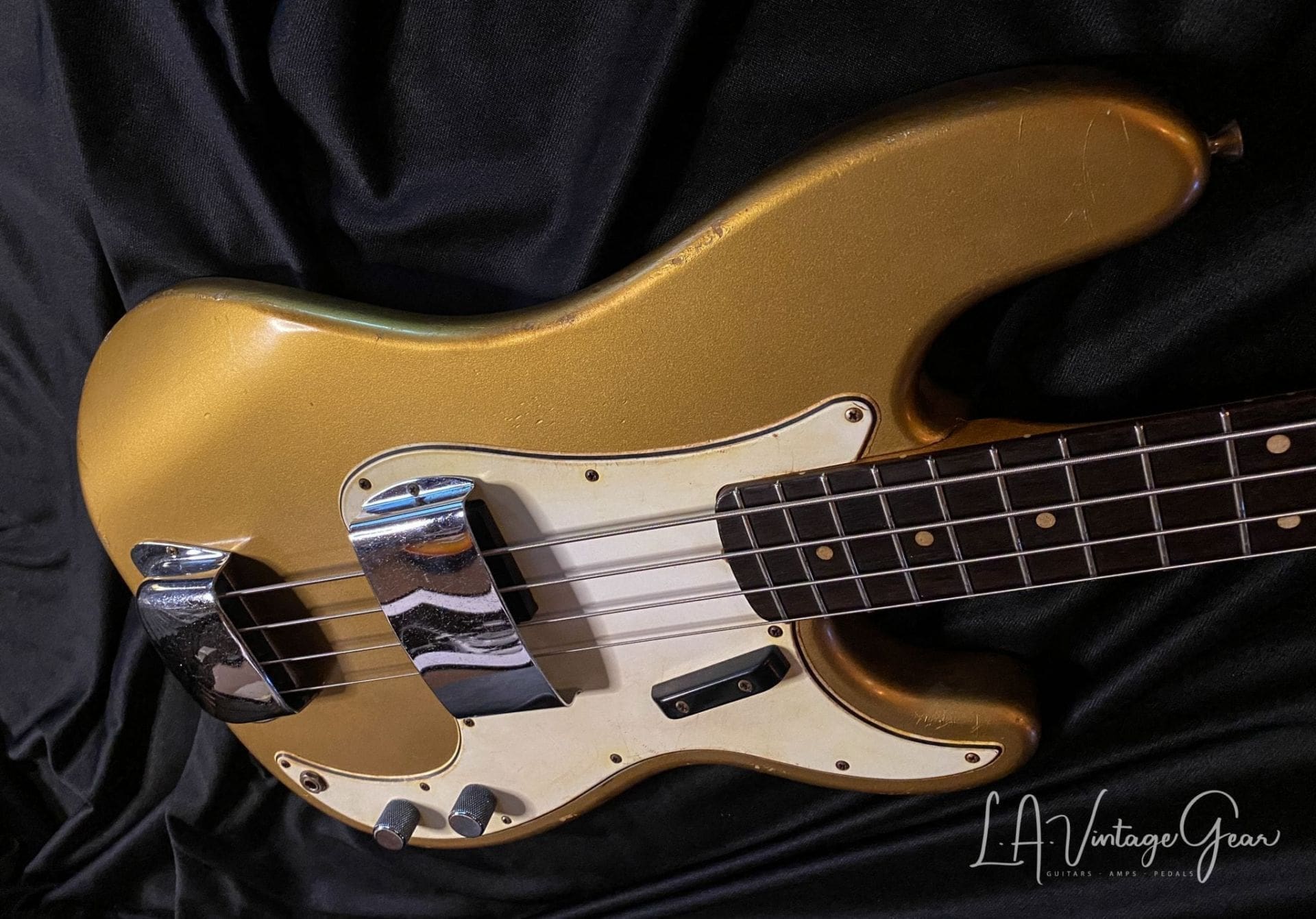 (SOLD) Danocaster P-Style Bass in Firemist Gold - with Fralin Pickups ...