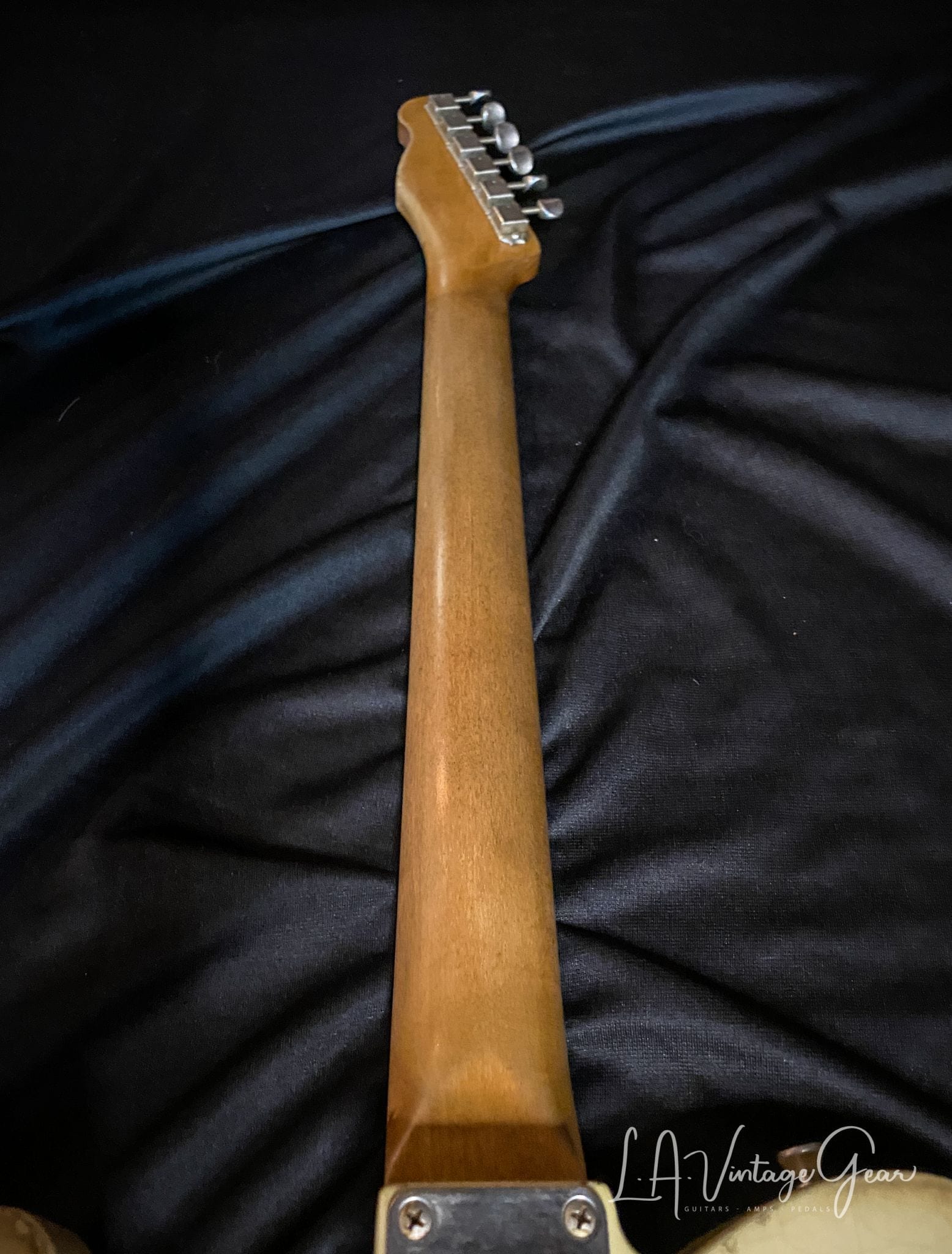 Danocaster Single Cut White Guard Blonde Electric Guitar • LA Vintage Gear