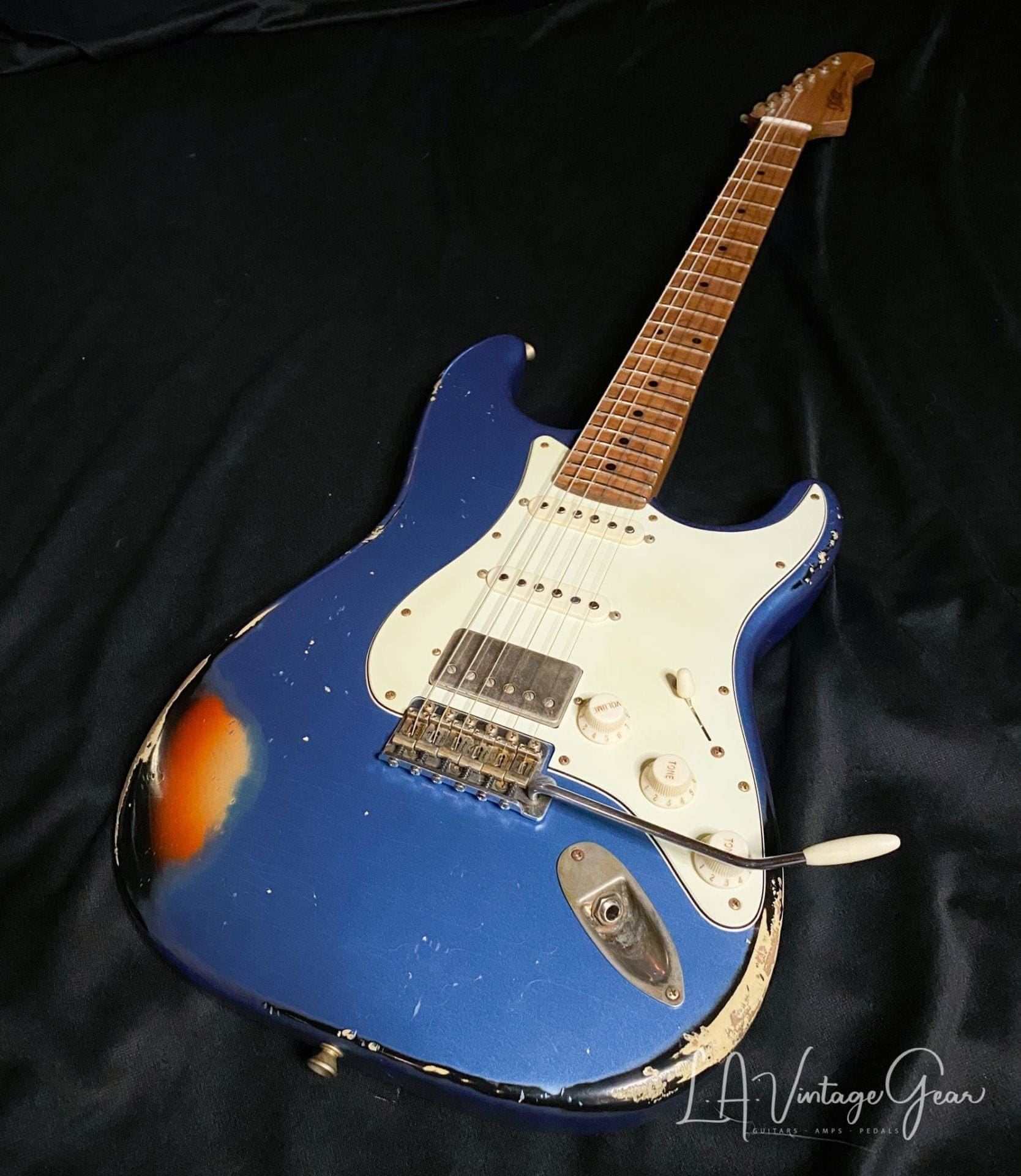 Xotic S-Style Electric Guitar XSC-2 in Lake Placid Blue over a 3T ...