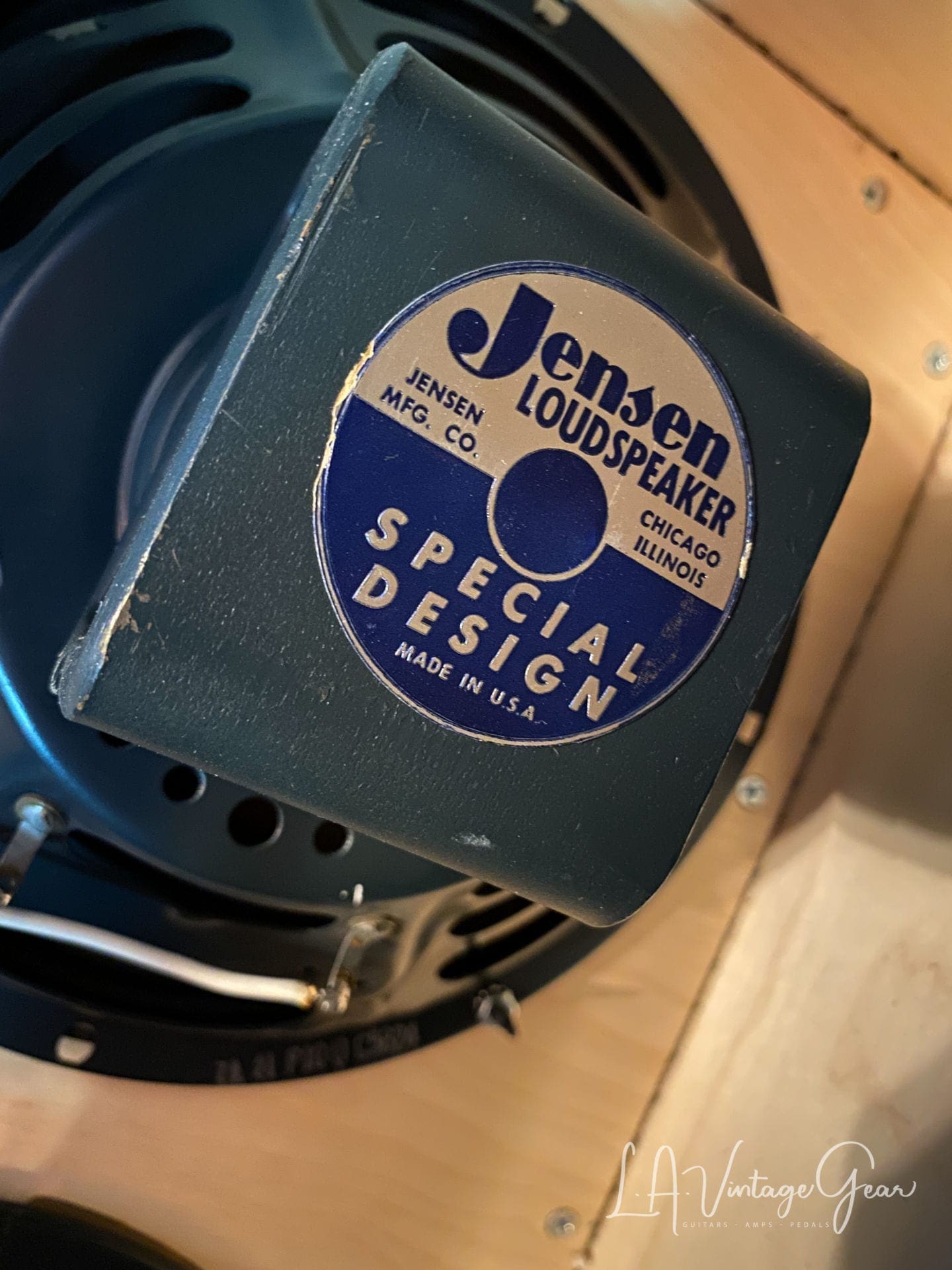 Kerry Wright Custom 4 x 10 Marshall Style - With Original Cone Vintage ...