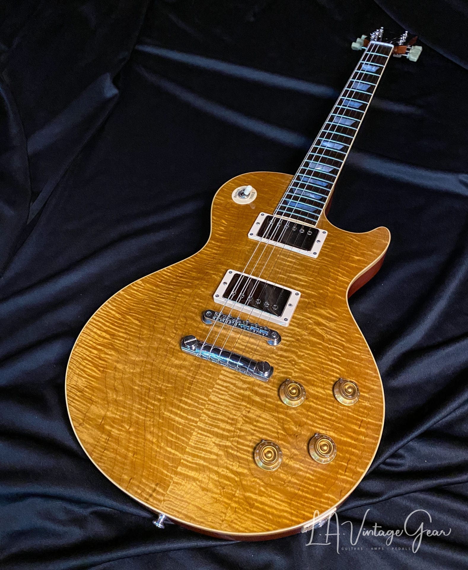 Marc Rutters LP Style Guitar -Tom Holmes Pickups! – LA Vintage Gear