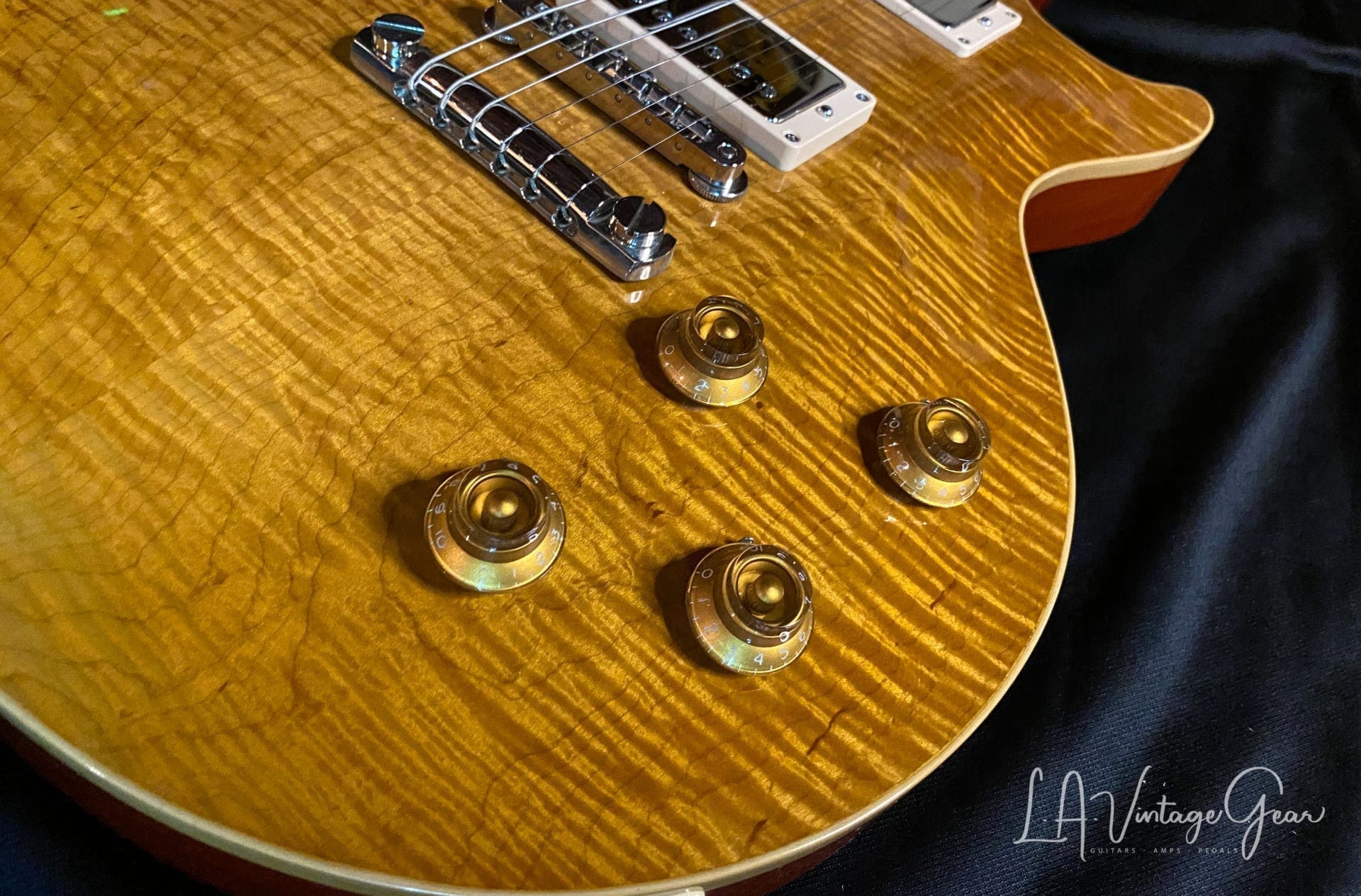 Marc Rutters LP Style Guitar -Tom Holmes Pickups! – LA Vintage Gear