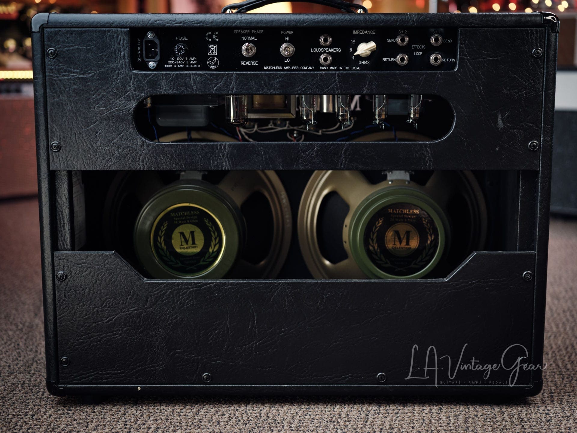 Matchless DC-30 Combo Guitar Amplifier in Black Tolex (2019) – Studio ...