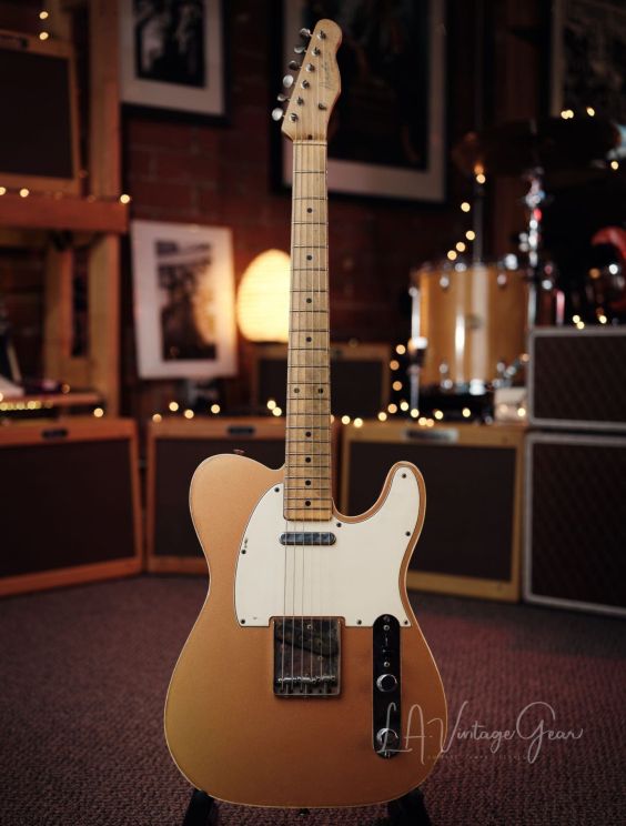 Danocaster Double Bound Single Cut Electric Guitar – in a Faded Out ...