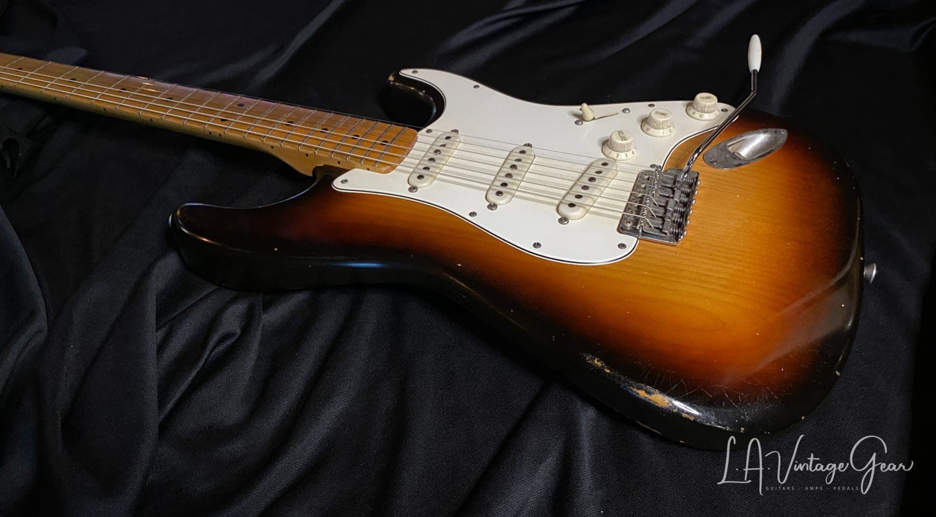 Danocaster 3T Double Cut Sunburst - Rocketfire Pickups! • LA Vintage Gear