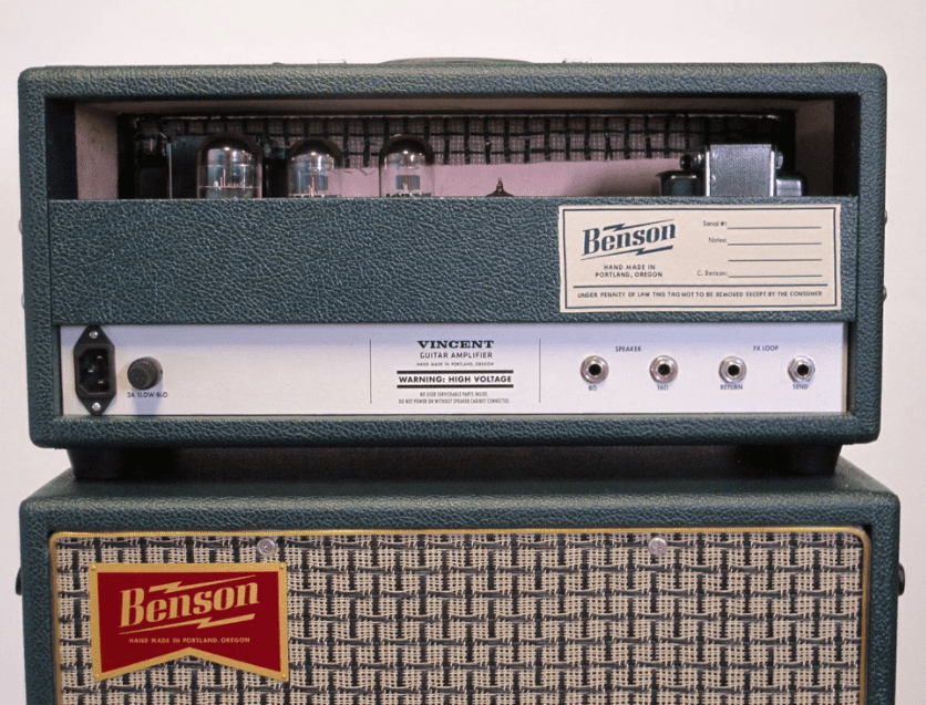 Benson Vincent 30 Watt Channel Switching Head & 2×12 Open Back Cab ...