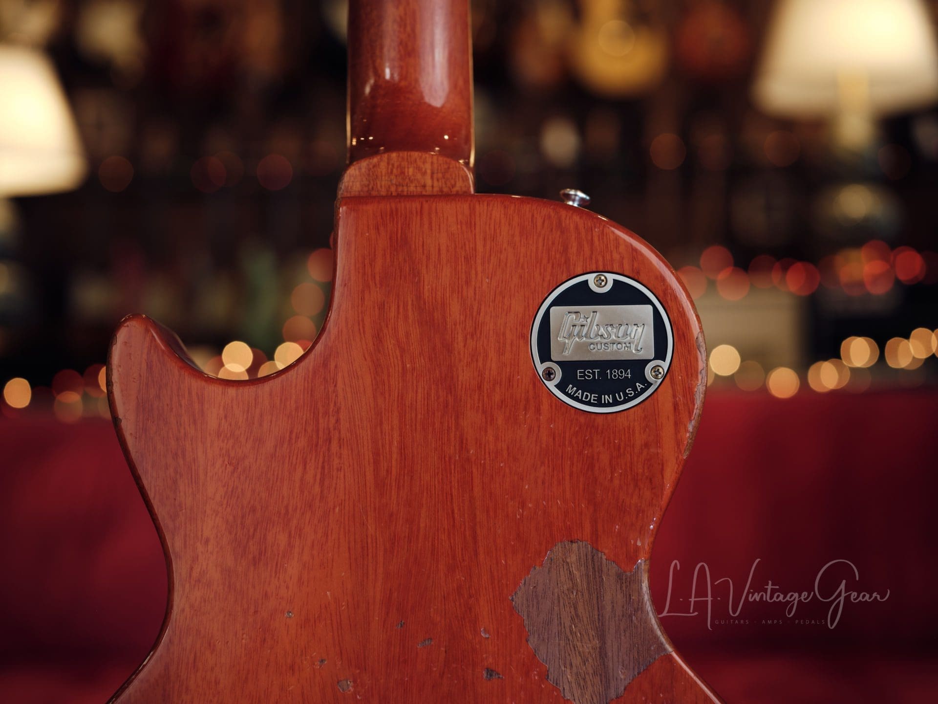 Gibson Relic’d Custom ’58 Les Paul Standard with Bigsby – Cherry Flame ...