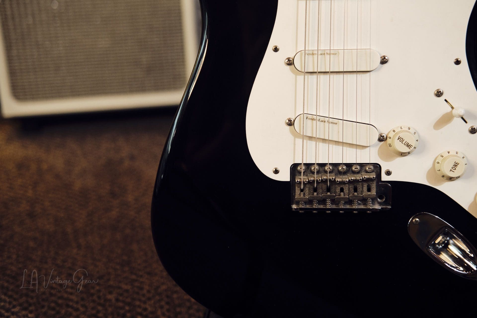 Fender Eric Clapton Signature 'Blackie' Stratocaster with Lace Sensor ...