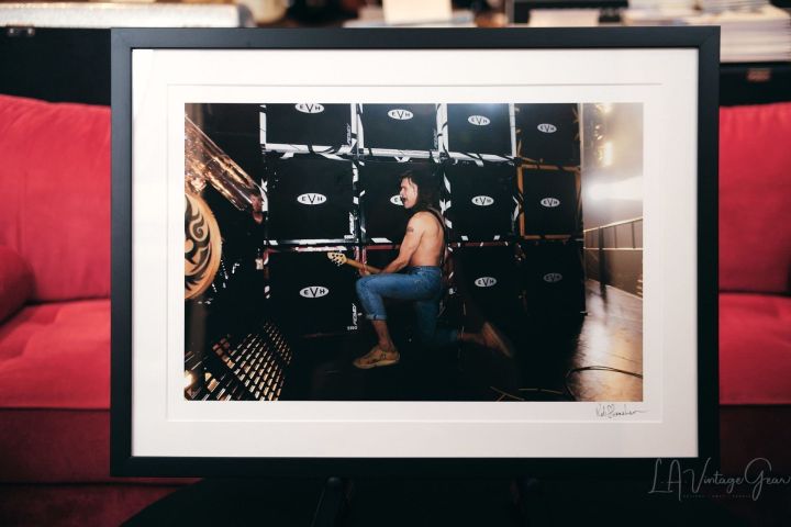 Rob Shanahan Rock Art – Eddie Van Halen • LA Vintage Gear