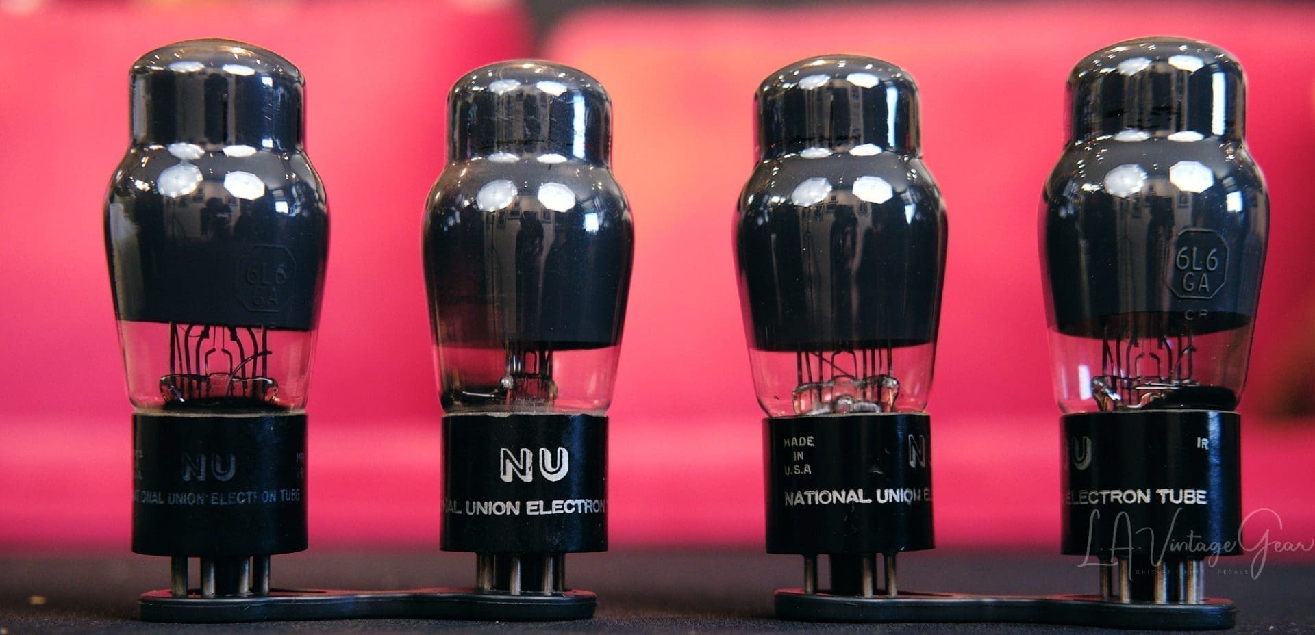 Vintage RCA 6L6GA Matched Quad – Tests NOS – LA Vintage Gear