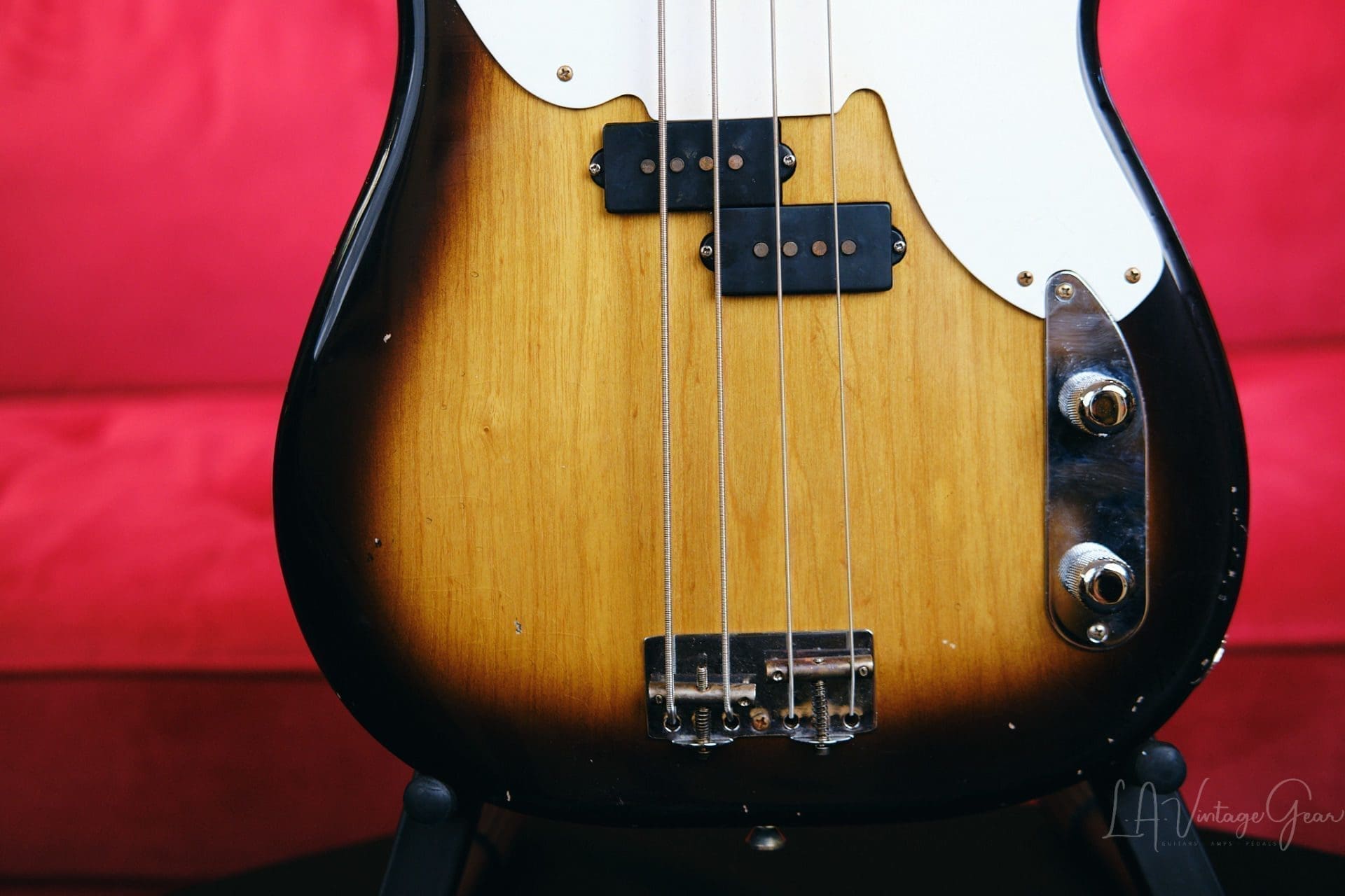 Mario Martin ’54 P-Style Bass with Split Pickup – Relic’d 2 Tone ...