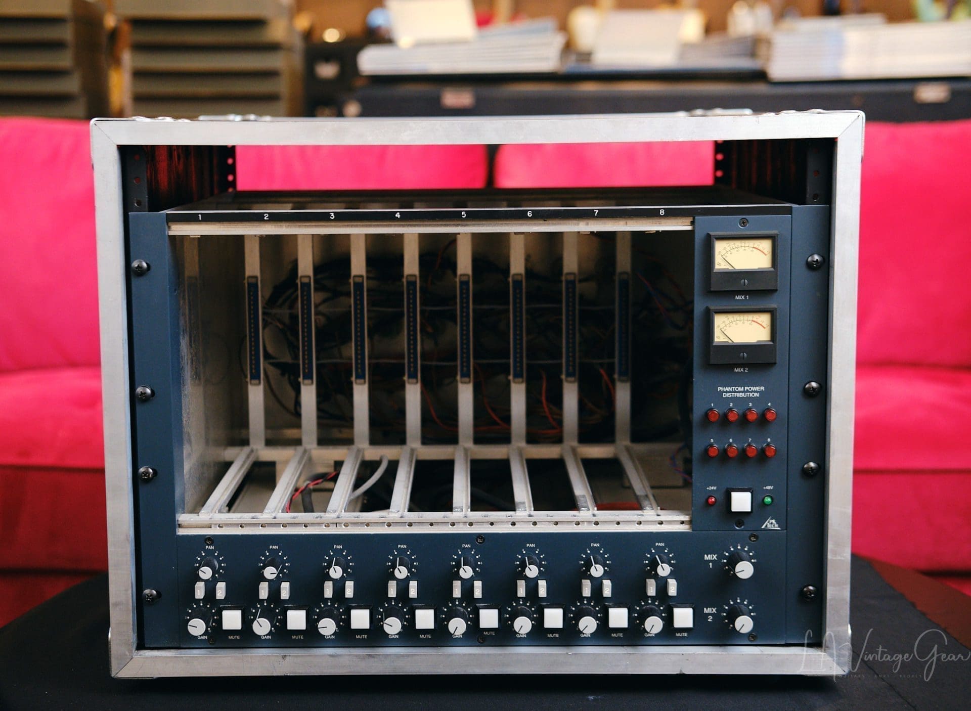 Neve 8 Slot Unloaded Rack Unit in Road Case-All Neve Components-Power ...