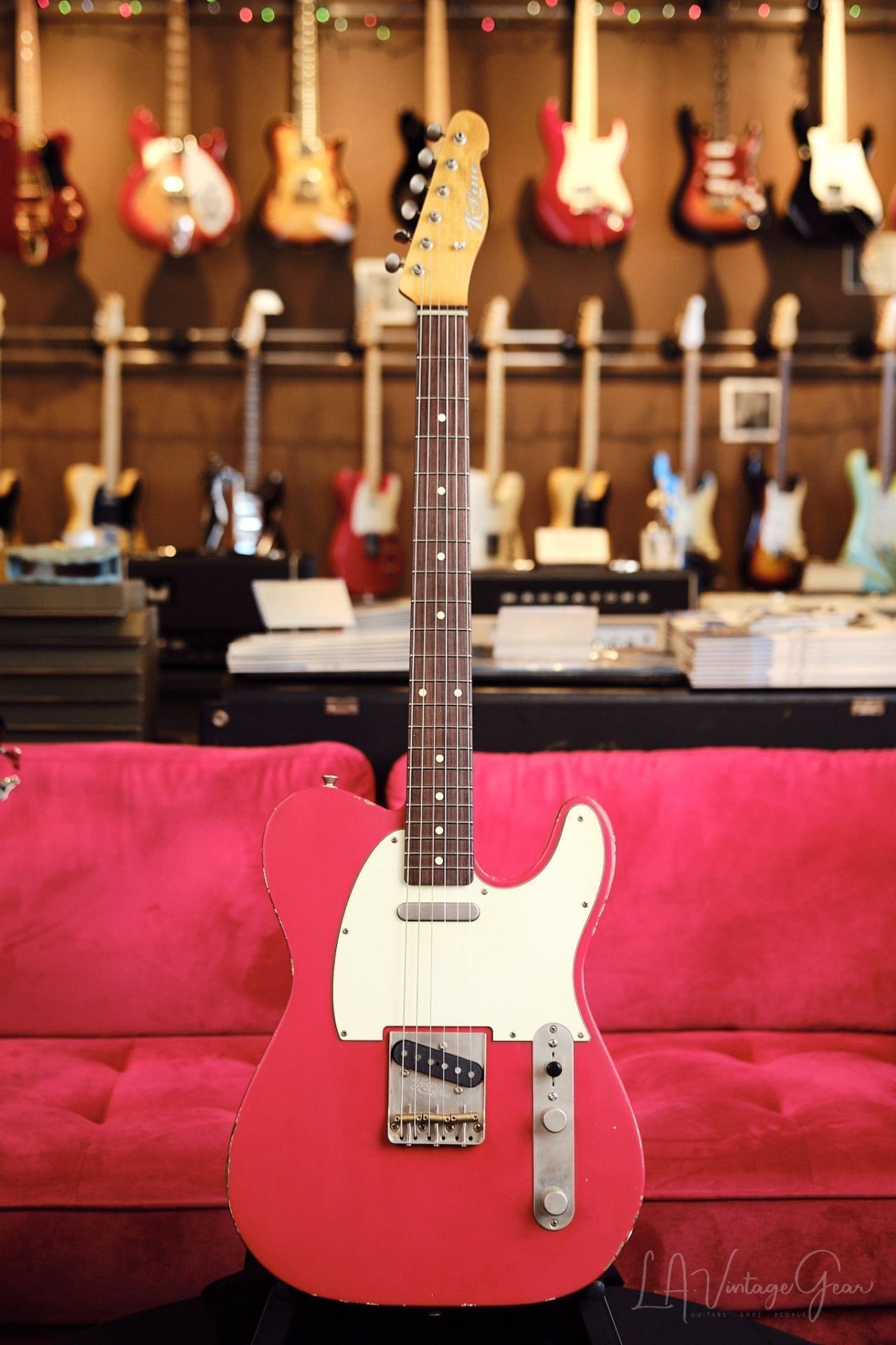 K-Line Truxton T-Style Electric Guitar #020268-Lightly Relic'd Dakota ...