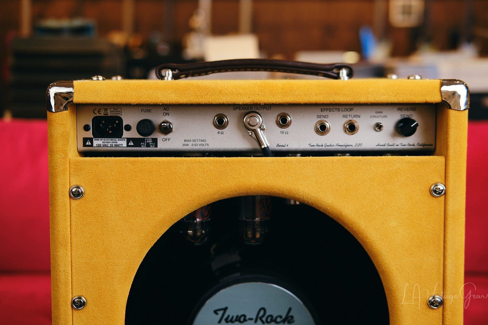 Two Rock Studio Signature 1x12 Combo #792 - Golden Brown Suede Finish ...
