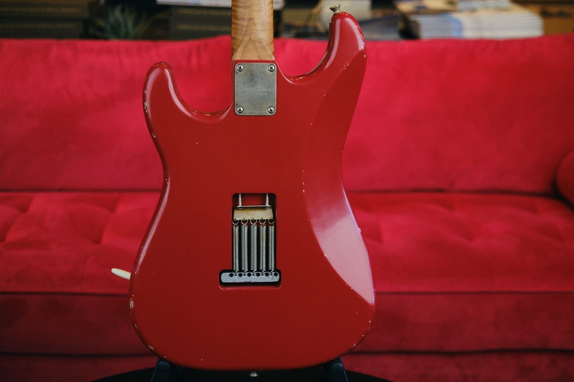 Xotic XSC1 S-Style Relic’d Electric Guitar – Dakota Red Finish & RW ...
