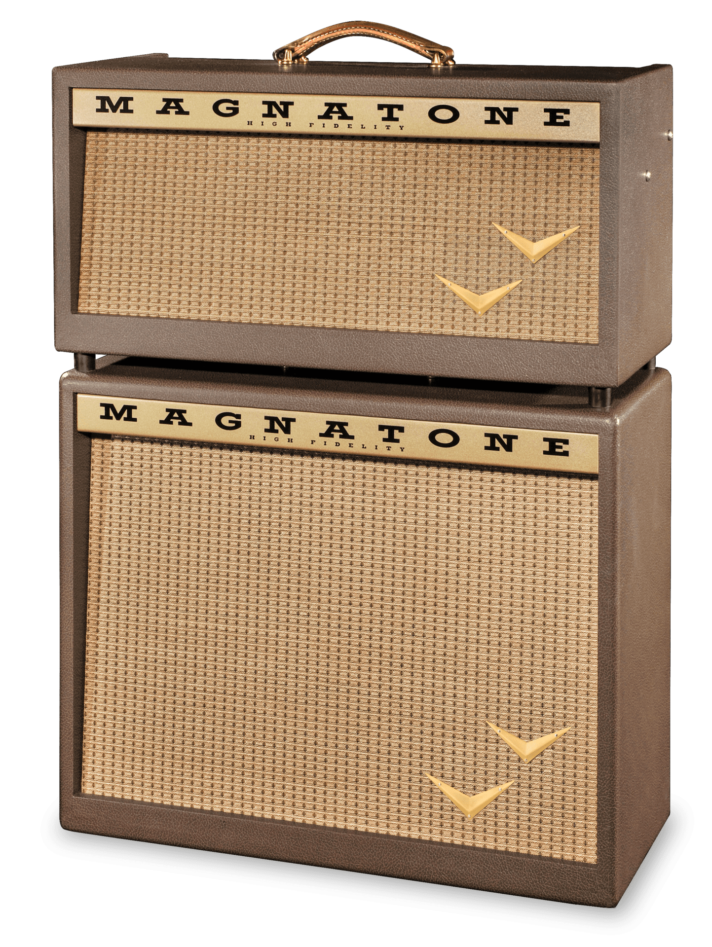 Magnatone Panoramic Stereo 12+12 Watt Tube Head with 2x10 Stereo ...