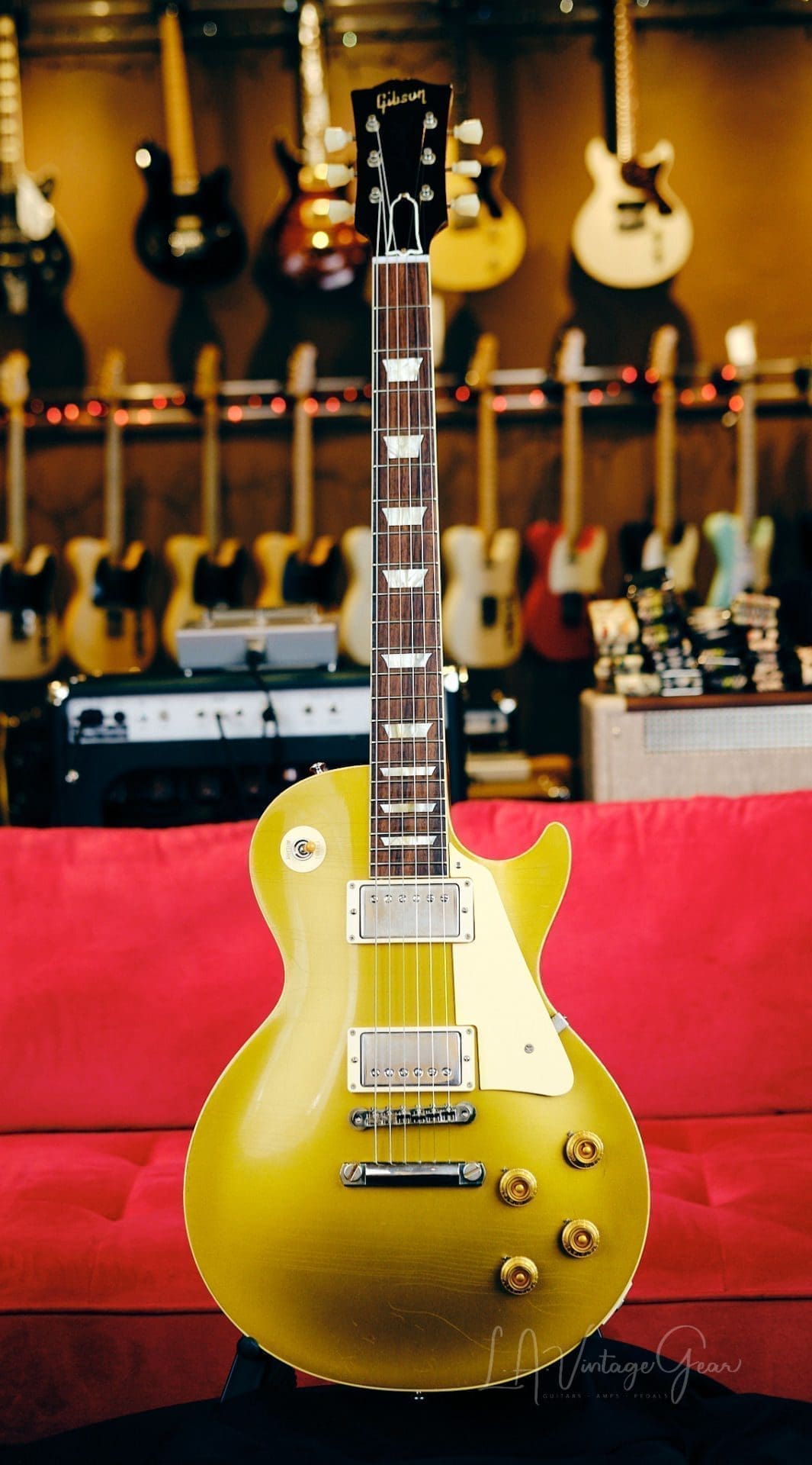 Gibson Custom Shop 1957 "Murphy Lab" Gold Top Les Paul Electric Guitar ...