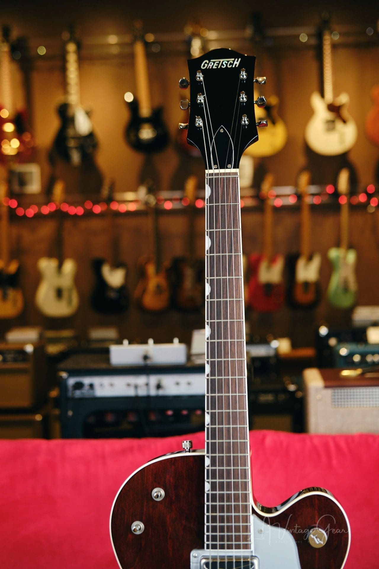 Gretsch G6119-62GE 1962 Reissue Chet Atkins Tennessee Rose Dark Cherry ...