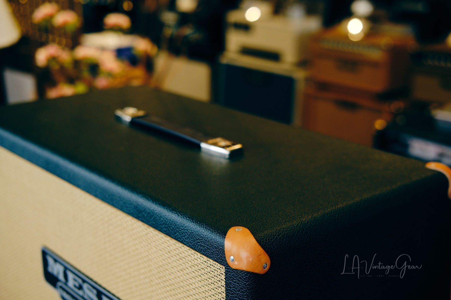 Mesa Boogie 2×12 Guitar Speaker Cabinet-Emerald Green & Tan Grill with ...