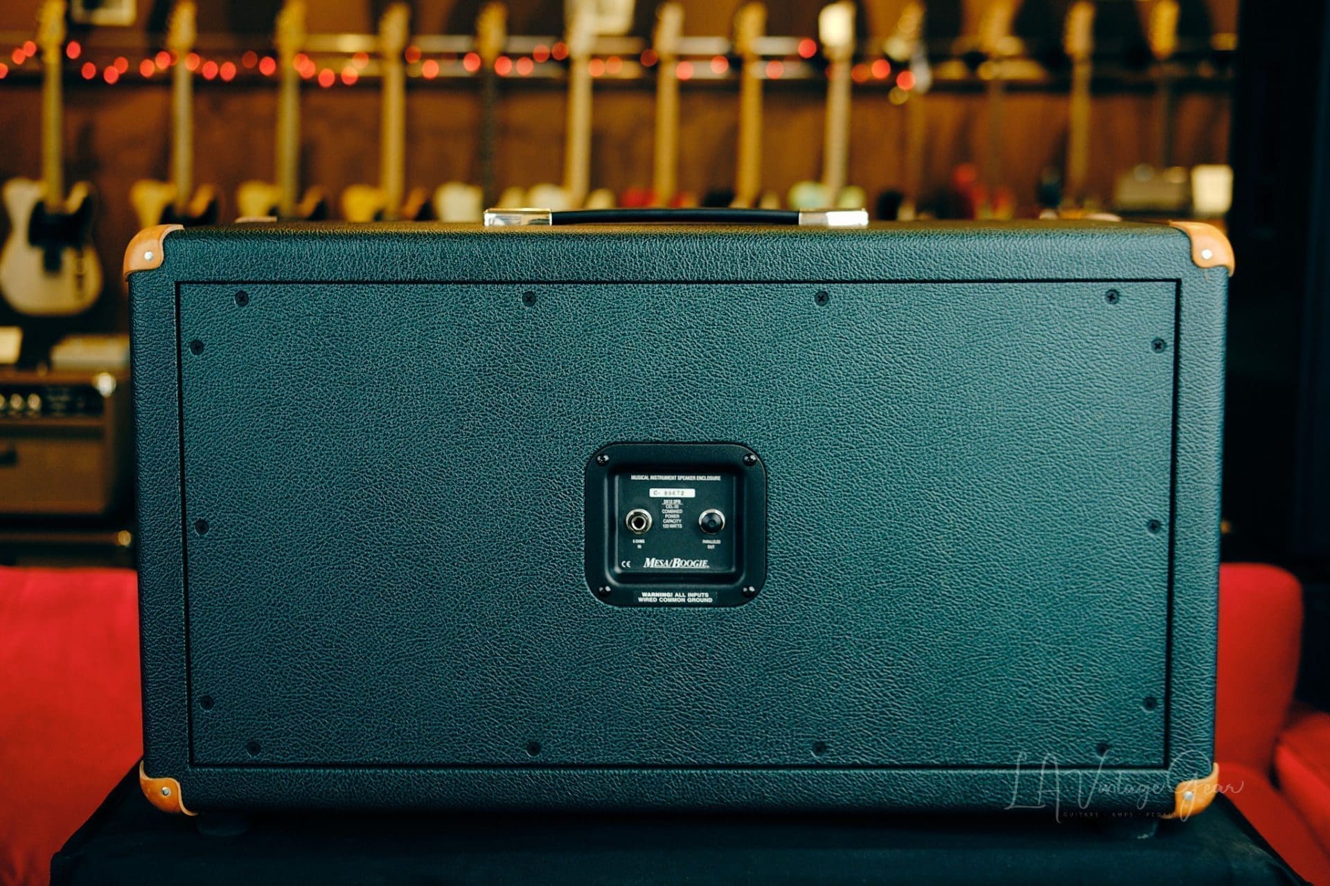 Mesa Boogie 2×12 Guitar Speaker Cabinet-Emerald Green & Tan Grill with ...