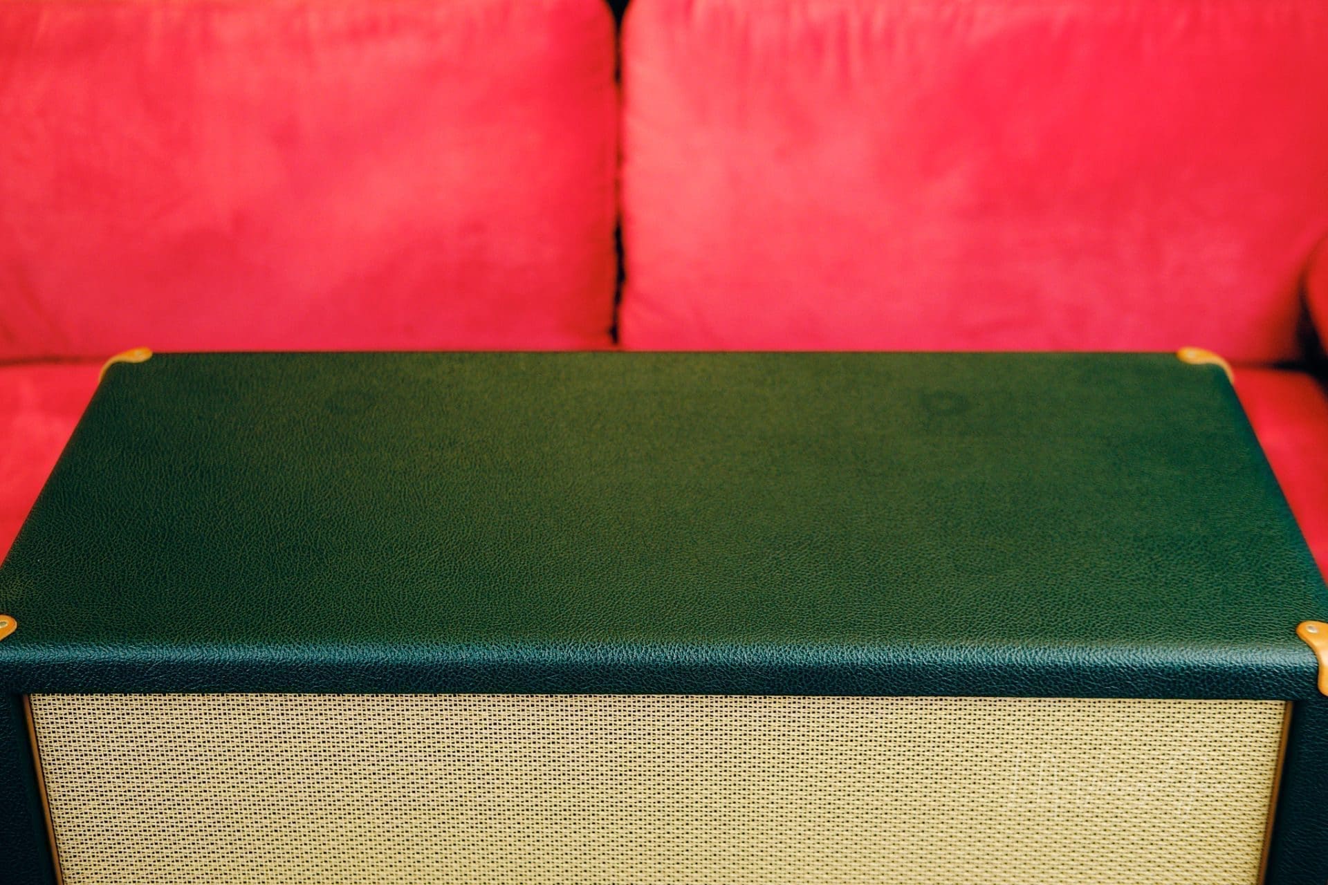 Mesa Boogie 4×12 Straight Guitar Speaker Cabinet-Emerald Green & Tan ...