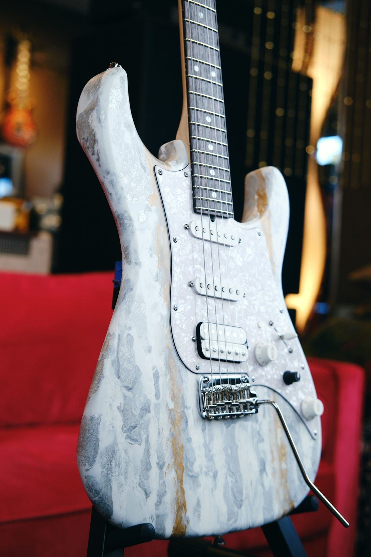 James Tyler Studio Elite HD S-Style Electric Guitar in a White Shmear ...