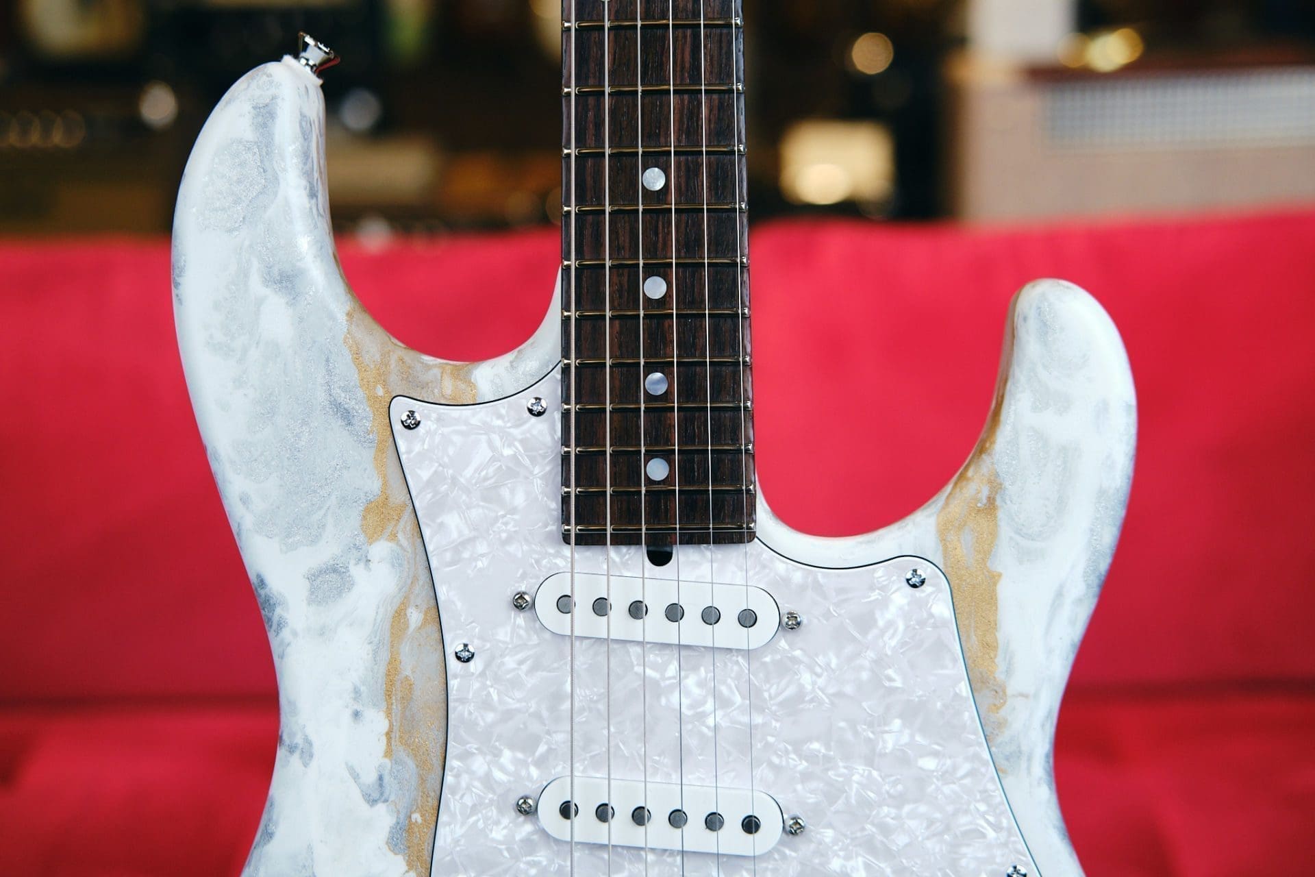 James Tyler Studio Elite HD S-Style Electric Guitar in a White Shmear ...