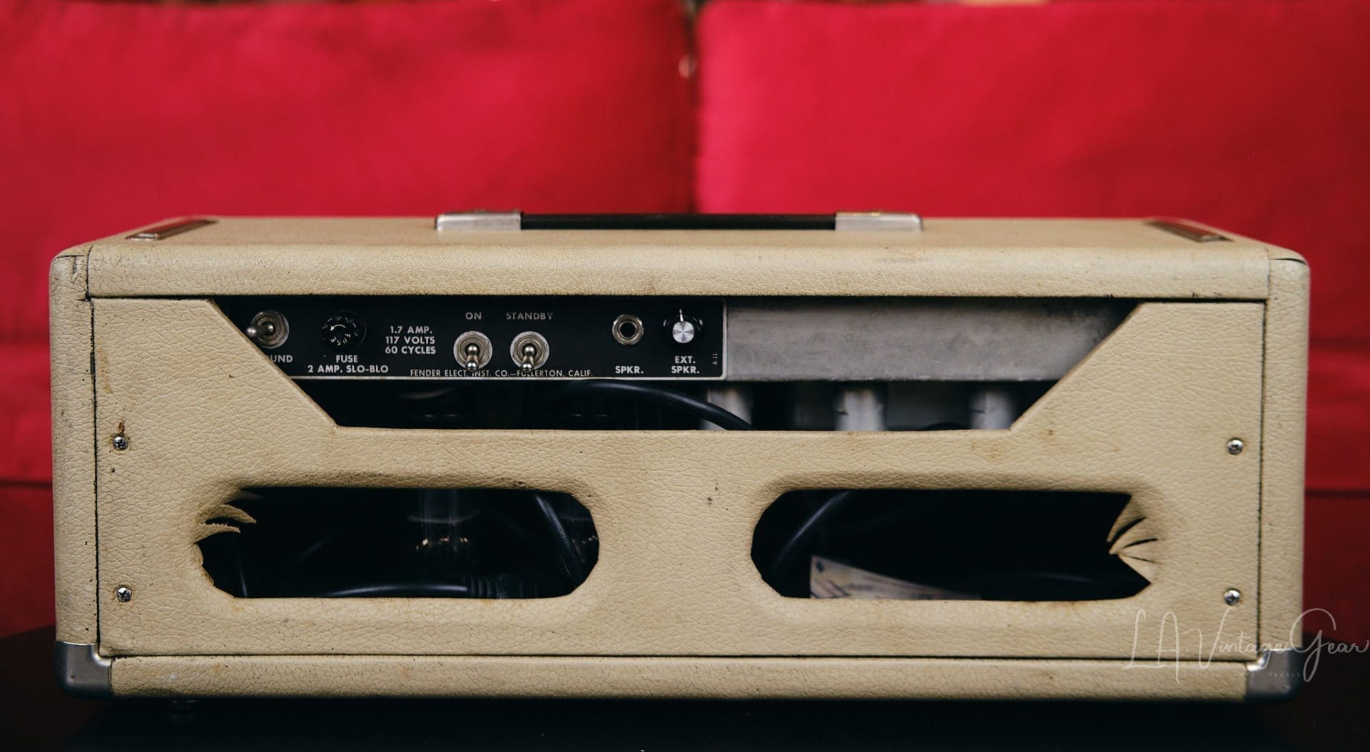 Fender 1963 Bassman Guitar Amplifier Head 6G6-B Circuit – Very Good ...