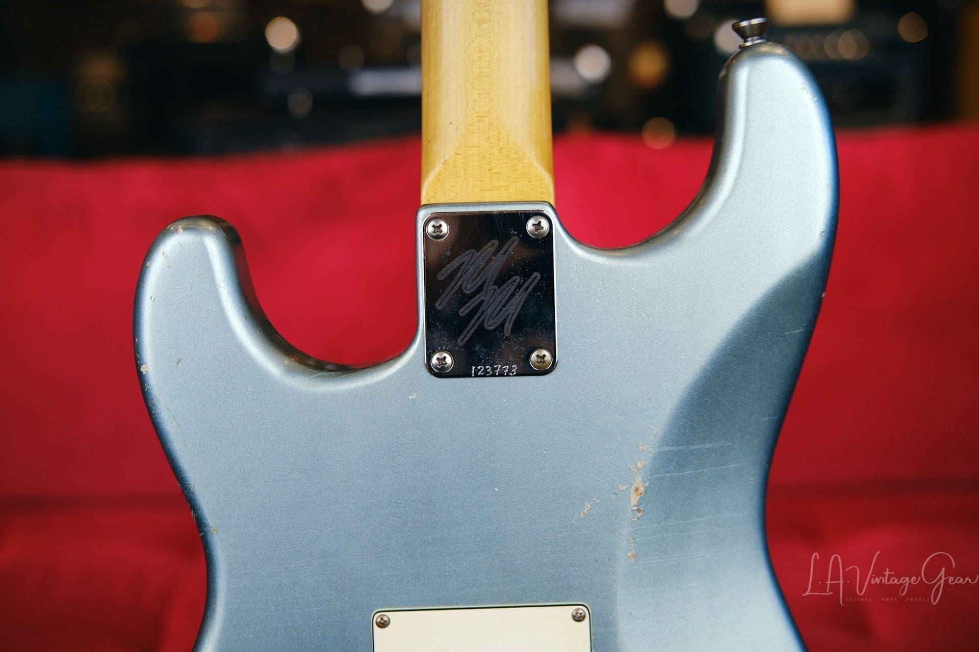 Mario Martin “Model S” Electric Guitar – Relic’d Firemist Silver Finish ...