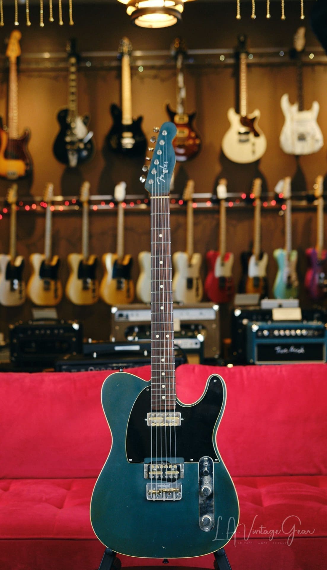 Partscaster Electric Guitar – Double Bound T-Style in a Sherwood Green ...