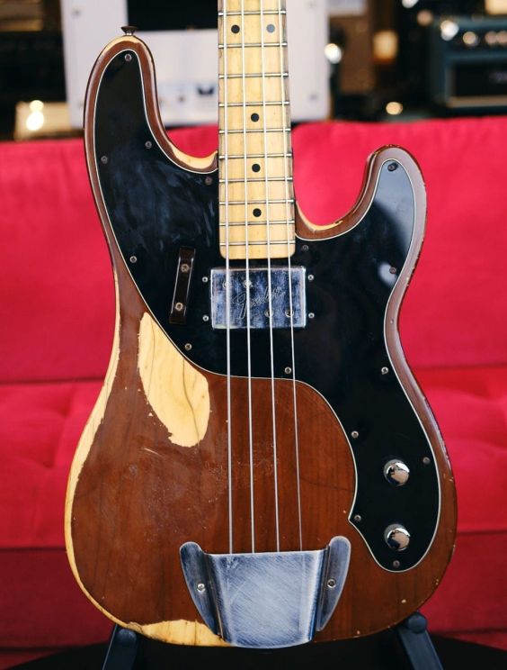 Fender 1977 Vintage Telecaster Bass – Mocha Brown Finish & Original ...