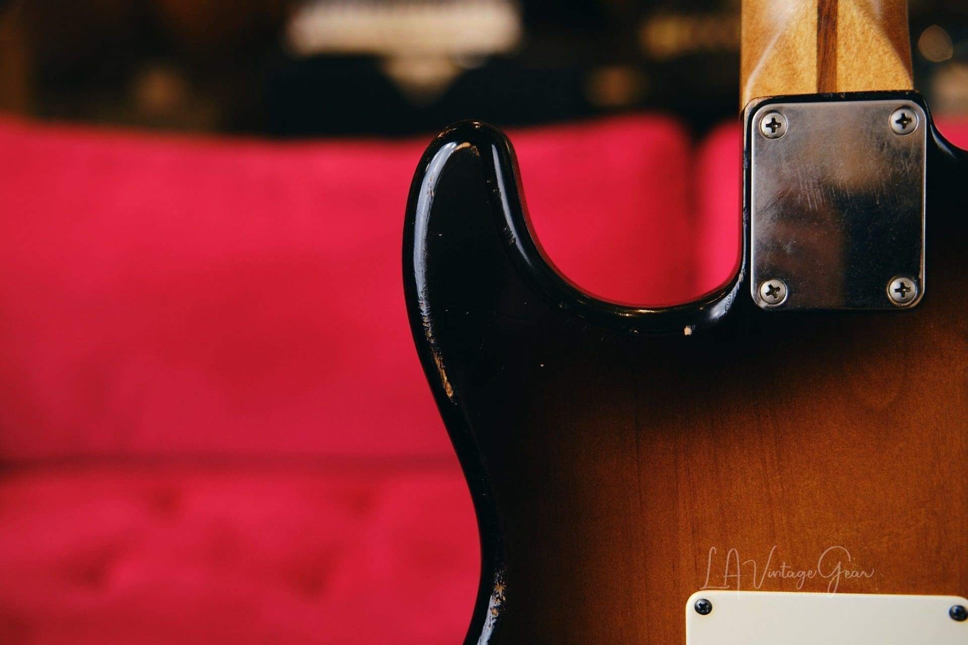 Danocaster Double Cut Electric Guitar – 2 Tone Sunburst Finish with ...