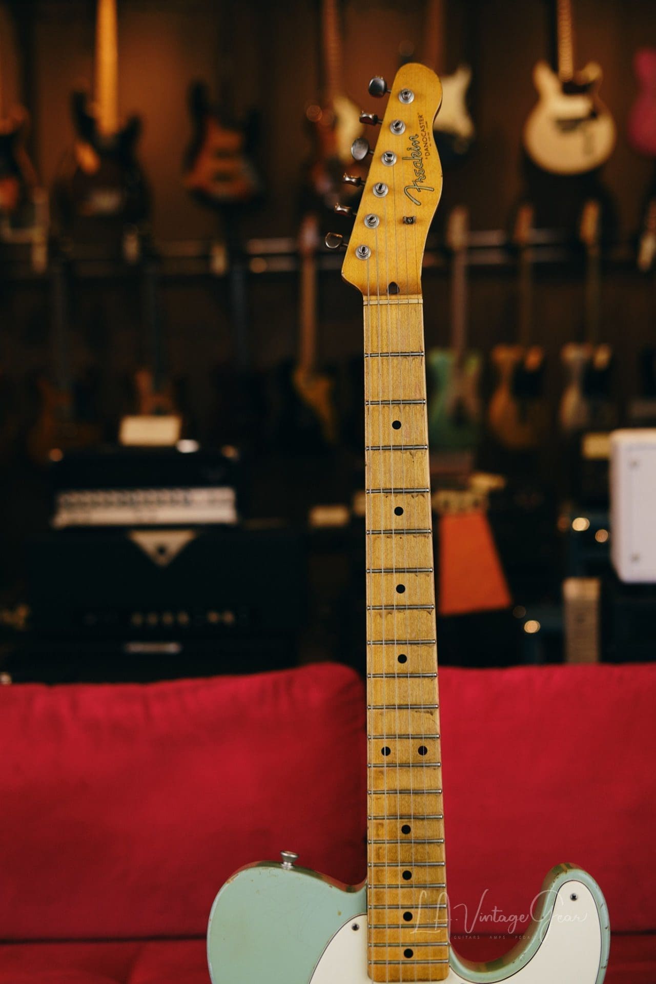 Danocaster Single Cut Electric Guitar - Seafoam Green Finish & Lollar ...