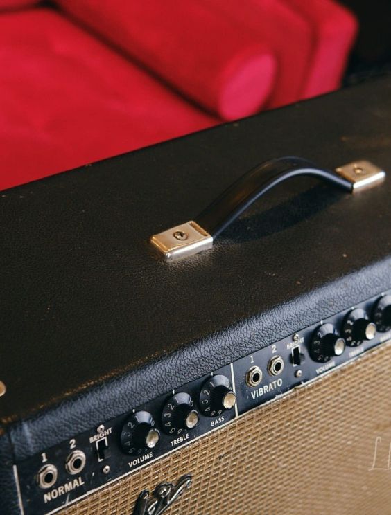 Fender 1965 Pro Reverb 2×12 Combo Guitar Amplifier – Owned by Renowned ...
