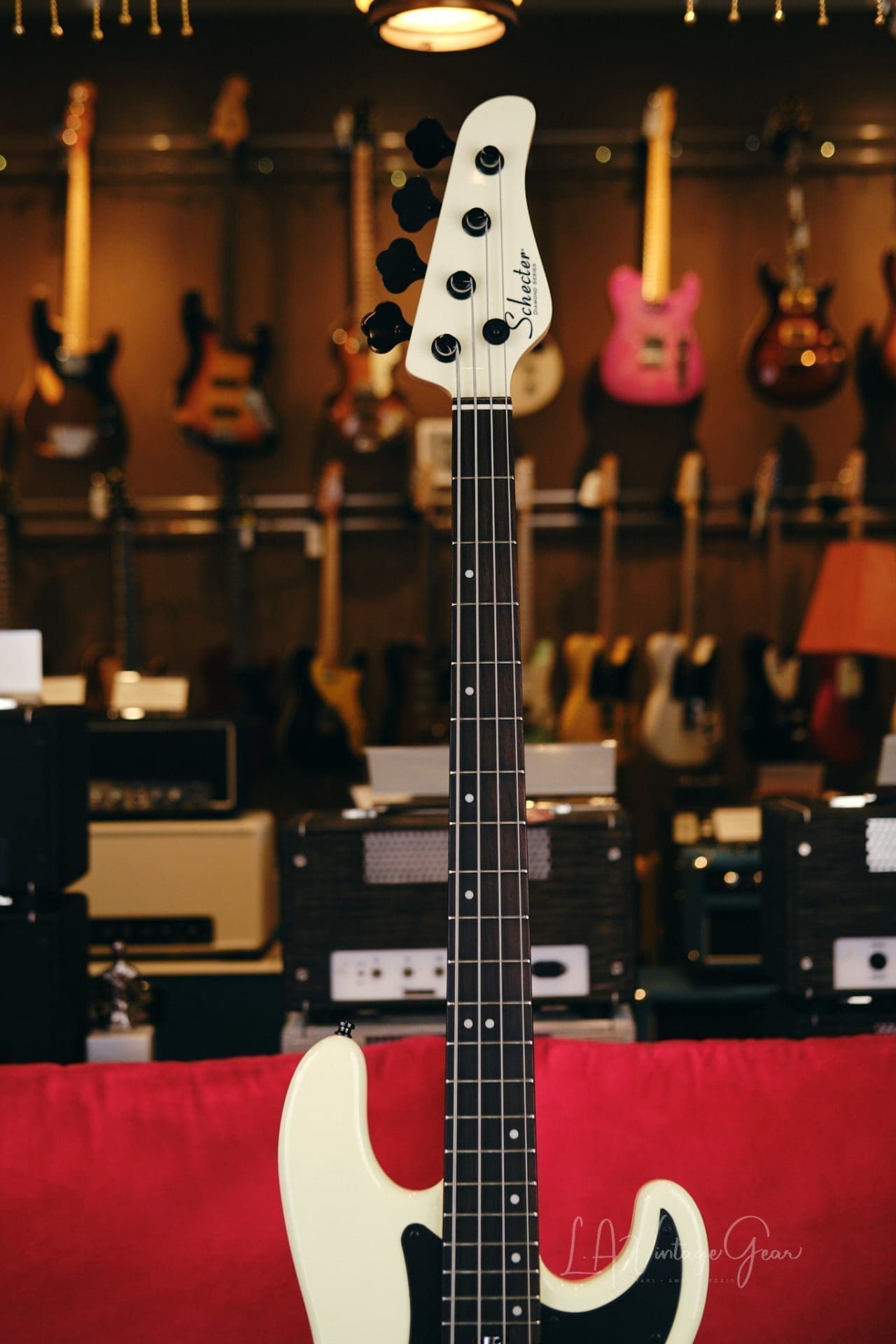 Schecter Diamond Series P4 Electric Bass Guitar – P Style Bass in a ...