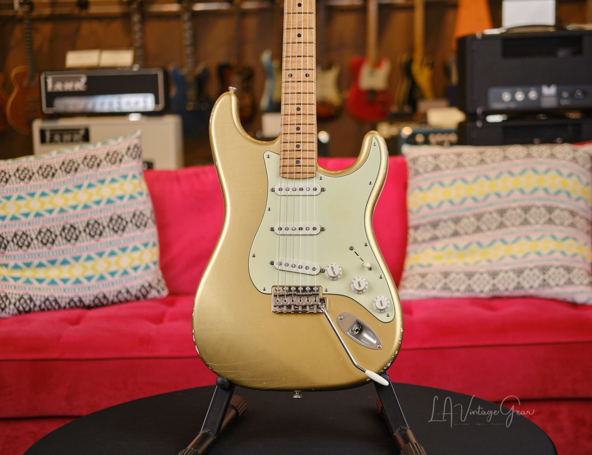 Xotic XSC1 S-Style Relic'd Electric Guitar - Aztec Gold #3076- New ...