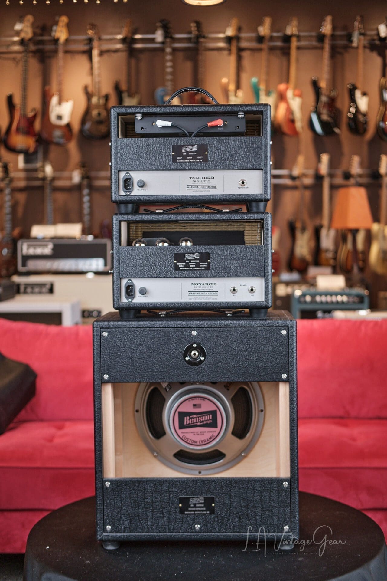 Benson Monarch Head and Cab with Tall Bird Reverb Tank - Owner's ...