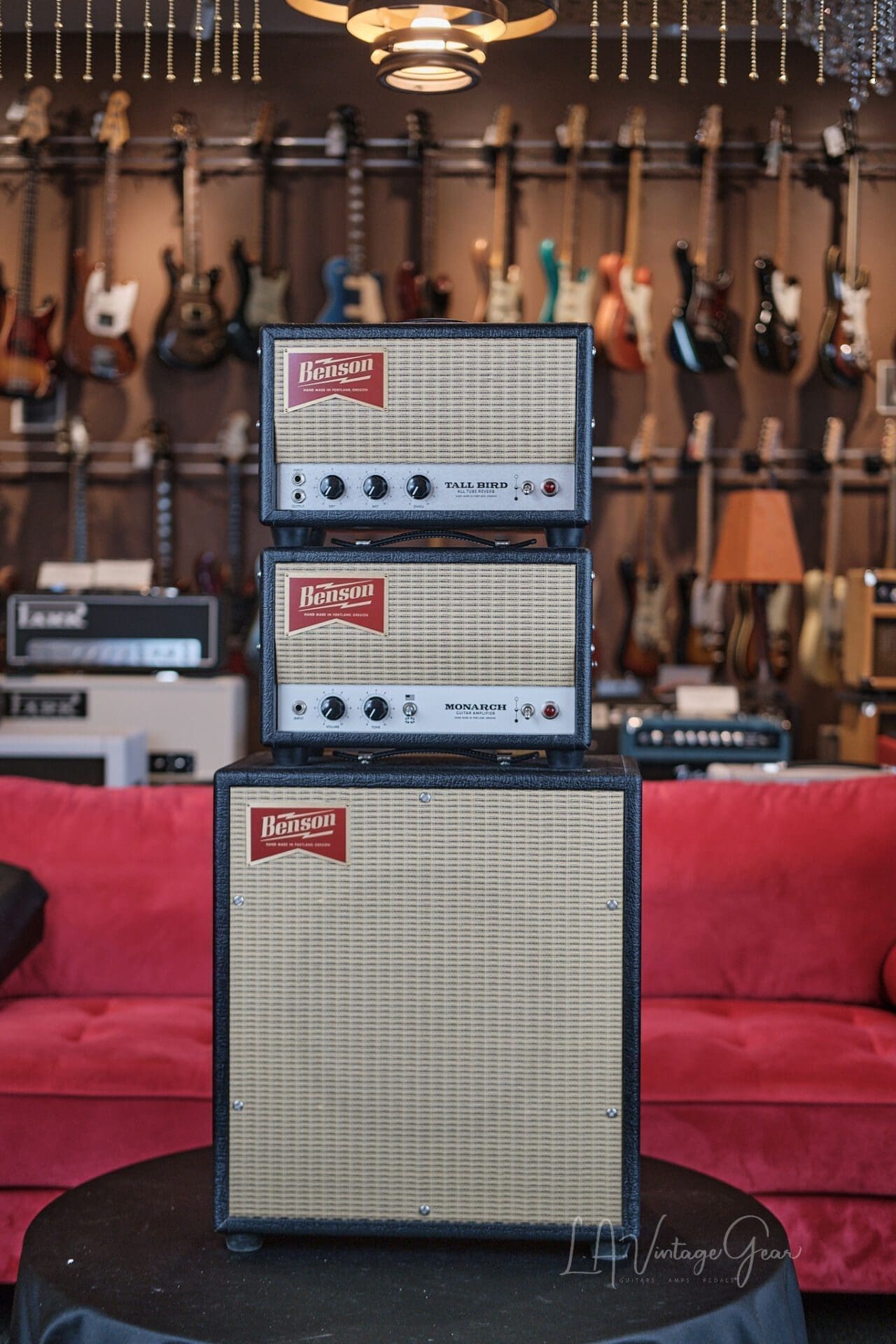 Benson Monarch Head and Cab with Tall Bird Reverb Tank - Owner's ...