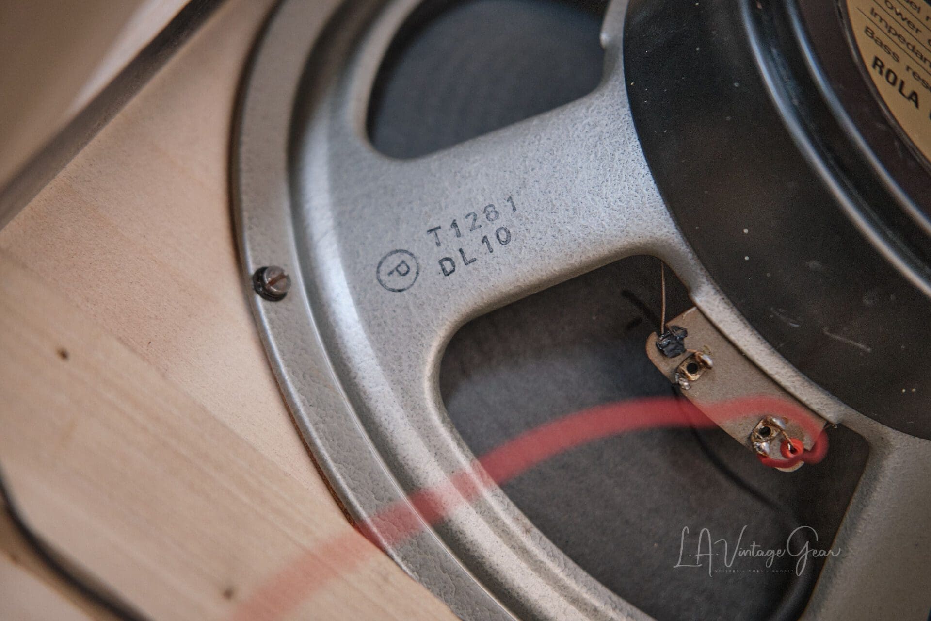 Kerry Wright Tribute Series 4 x 12 Guitar Speaker Cabinet- Red Tolex ...