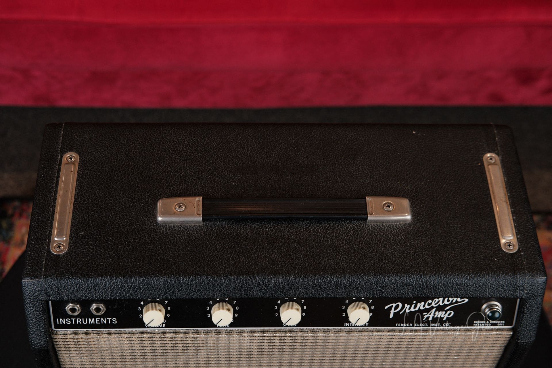 Fender 1964 Princeton “Tuxedo” Guitar Amplifier 6G2 – Awesome Low Power ...