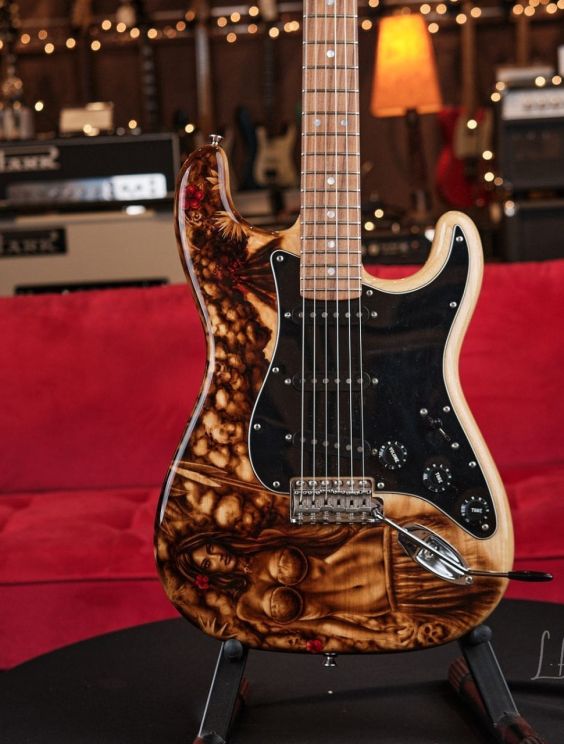 Duncan Seymourized S-style Guitar – With Ultra Unique Finish! – LA ...