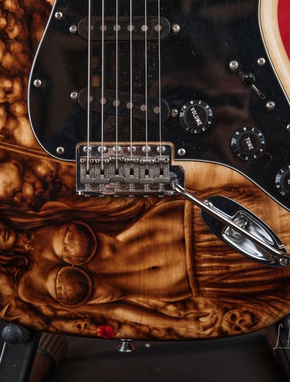 Duncan Seymourized S-style Guitar – With Ultra Unique Finish! – LA ...