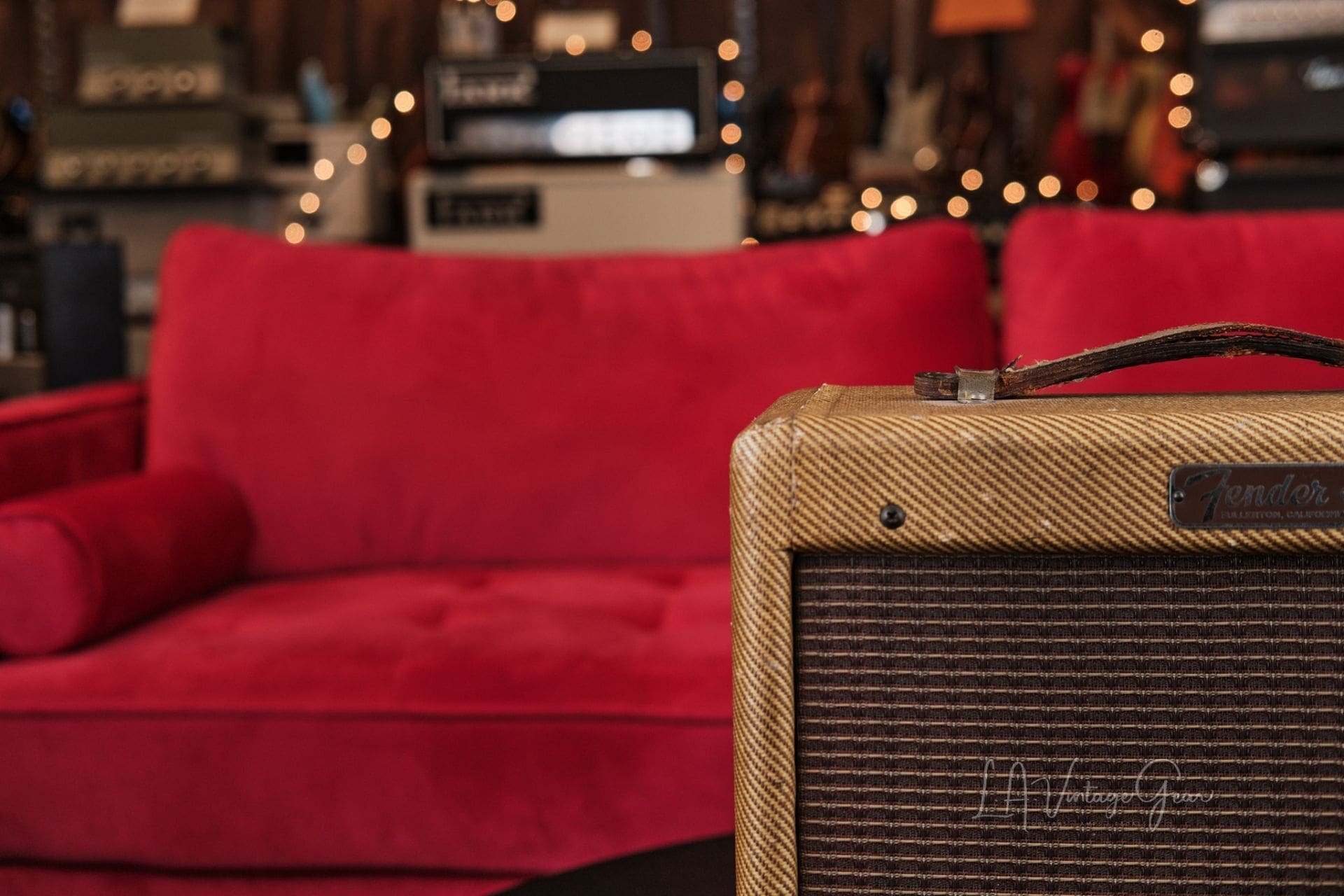 1958 Fender Champ 5F1 5 Watt Amplifier - All Original! • LA Vintage Gear